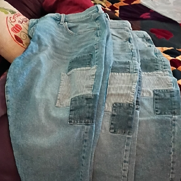 Sonoma | Jeans | Stylish Blue Patchwork Jeans | Poshmark